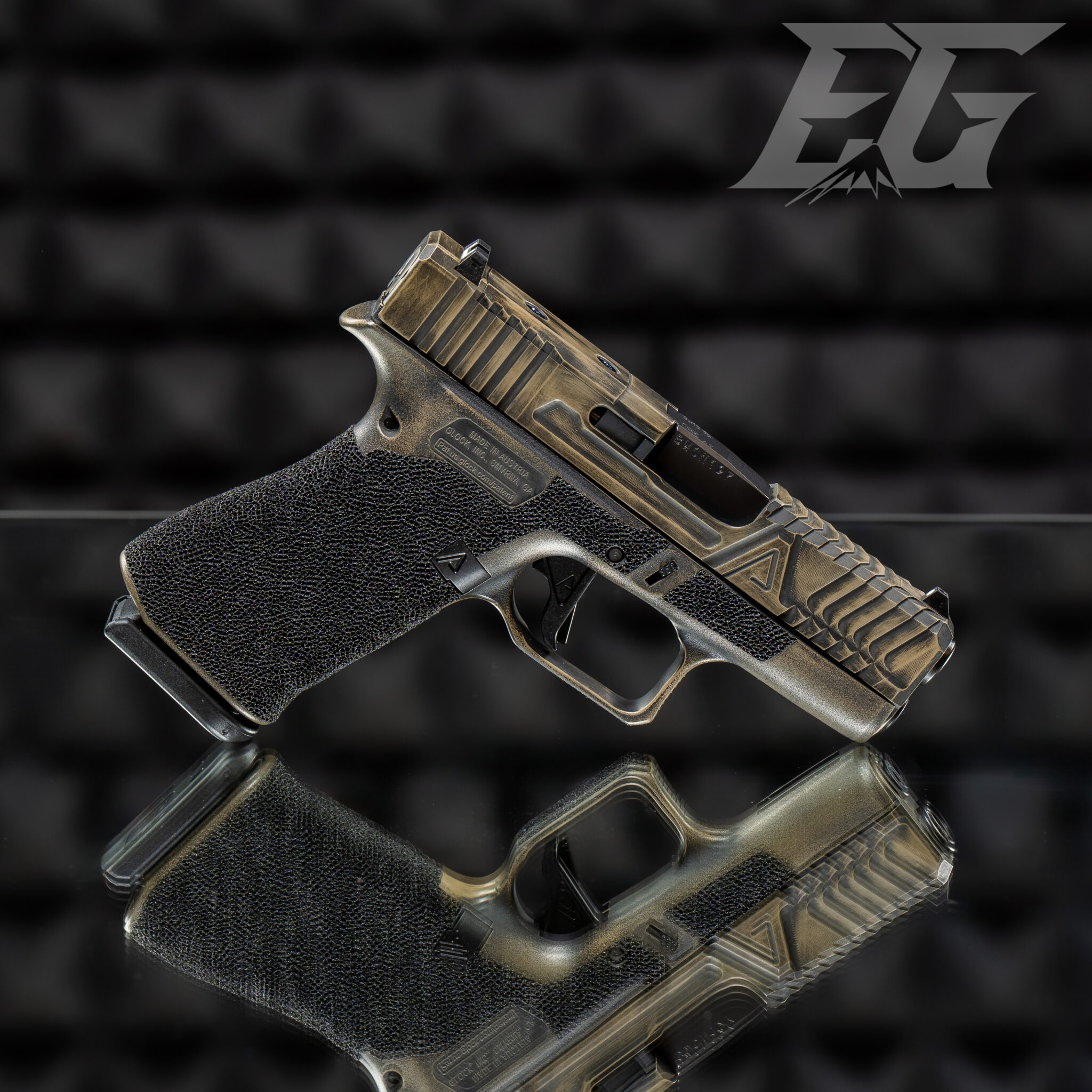 Agency Arms modified 43X Gavel Battle Worn Coyote - Elevated Gunworks